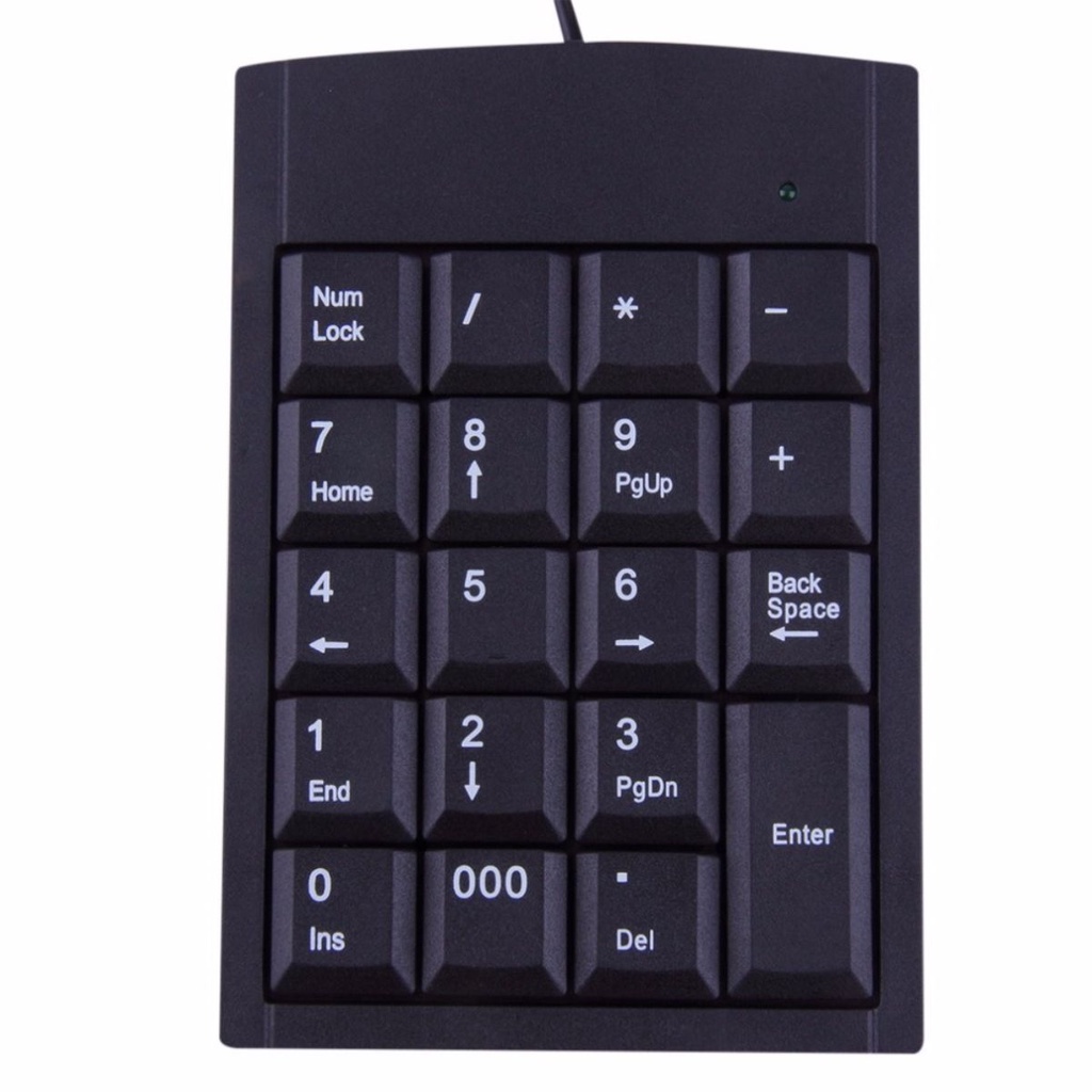 Mini Teclado Usb Numérico Com Fio Portátil Para Notebook Pc | Shopee Brasil