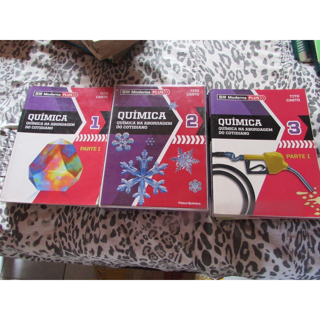 Química - coleção completa com 3 boxes completos - Moderna Plus Autor ...