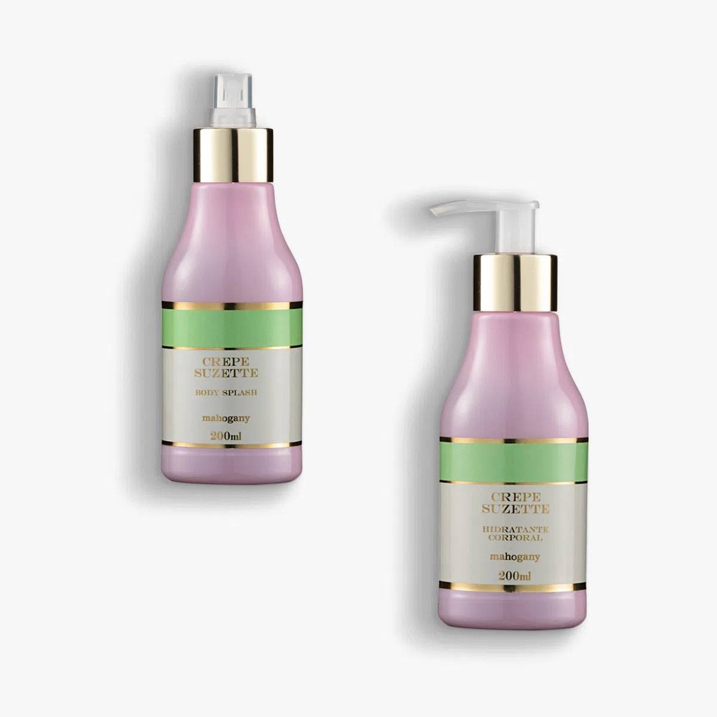 KIT CREPE SUZETTE BODY SPLASH E HIDRATANTE MAHOGANY LANÇAMENTO | Shopee ...