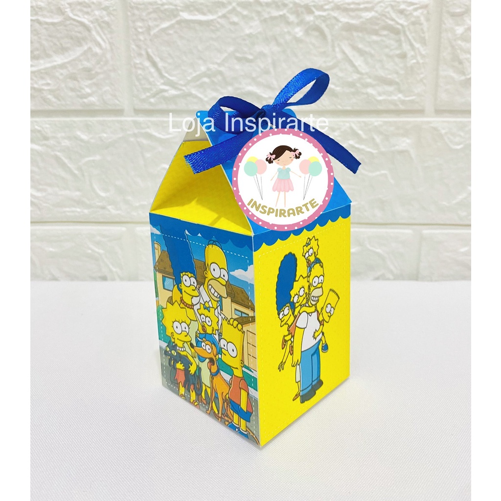 Caixa Milk - Simpsons | Shopee Brasil