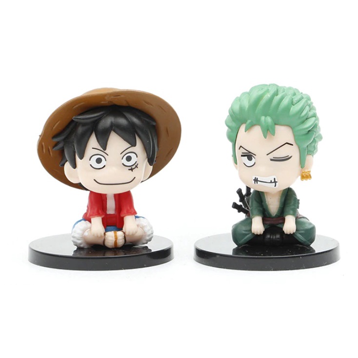 Luffy - Zoro - One Piece - Modelo Chibi - Action Figure - Figura de ...