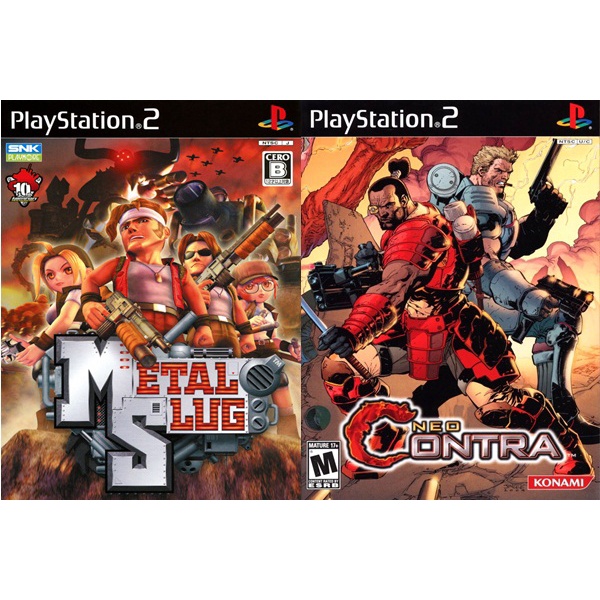 Kit Metal Slug 3D + Neo Contra com 2 Jogos (PS2) | Shopee Brasil