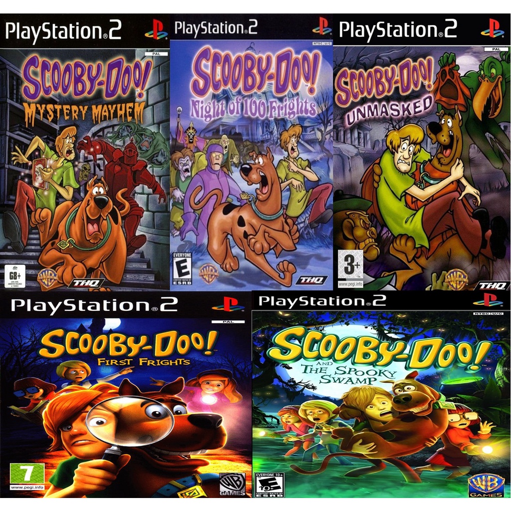Kit Scooby-Doo! Collection com 5 Jogos (PS2) | Shopee Brasil
