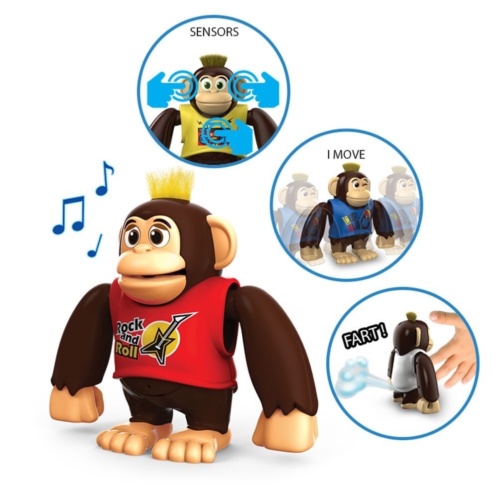 Boneco Macaco Chimpy Interativo -Candide MACACO DANCANTE | Shopee Brasil