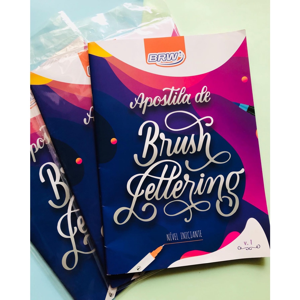 Apostila de Brush Lettering | Shopee Brasil