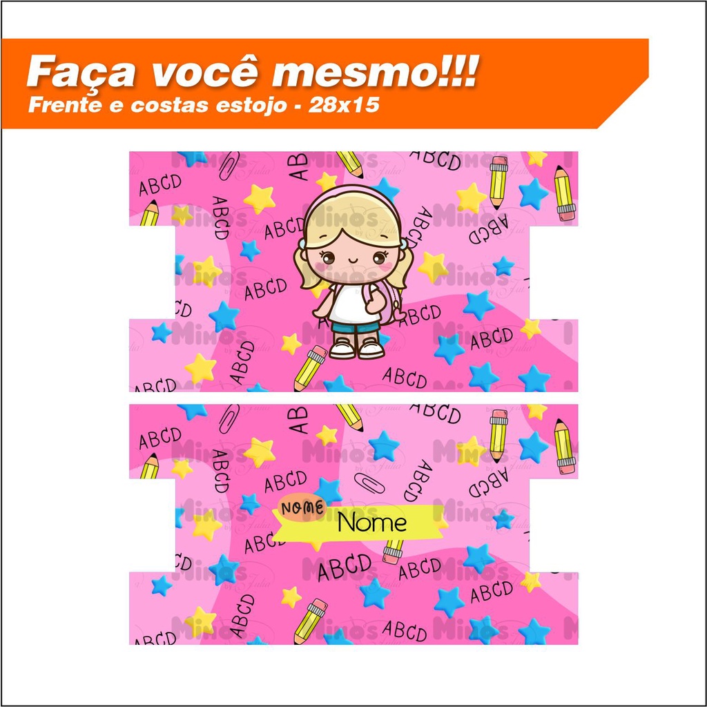 Recorte Sublimado - Escolar | Shopee Brasil