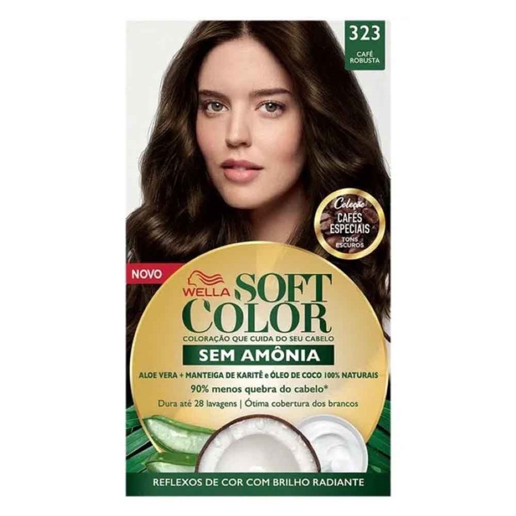 Café Robusta 323 Tonalizante Soft Color - Wella | Shopee Brasil