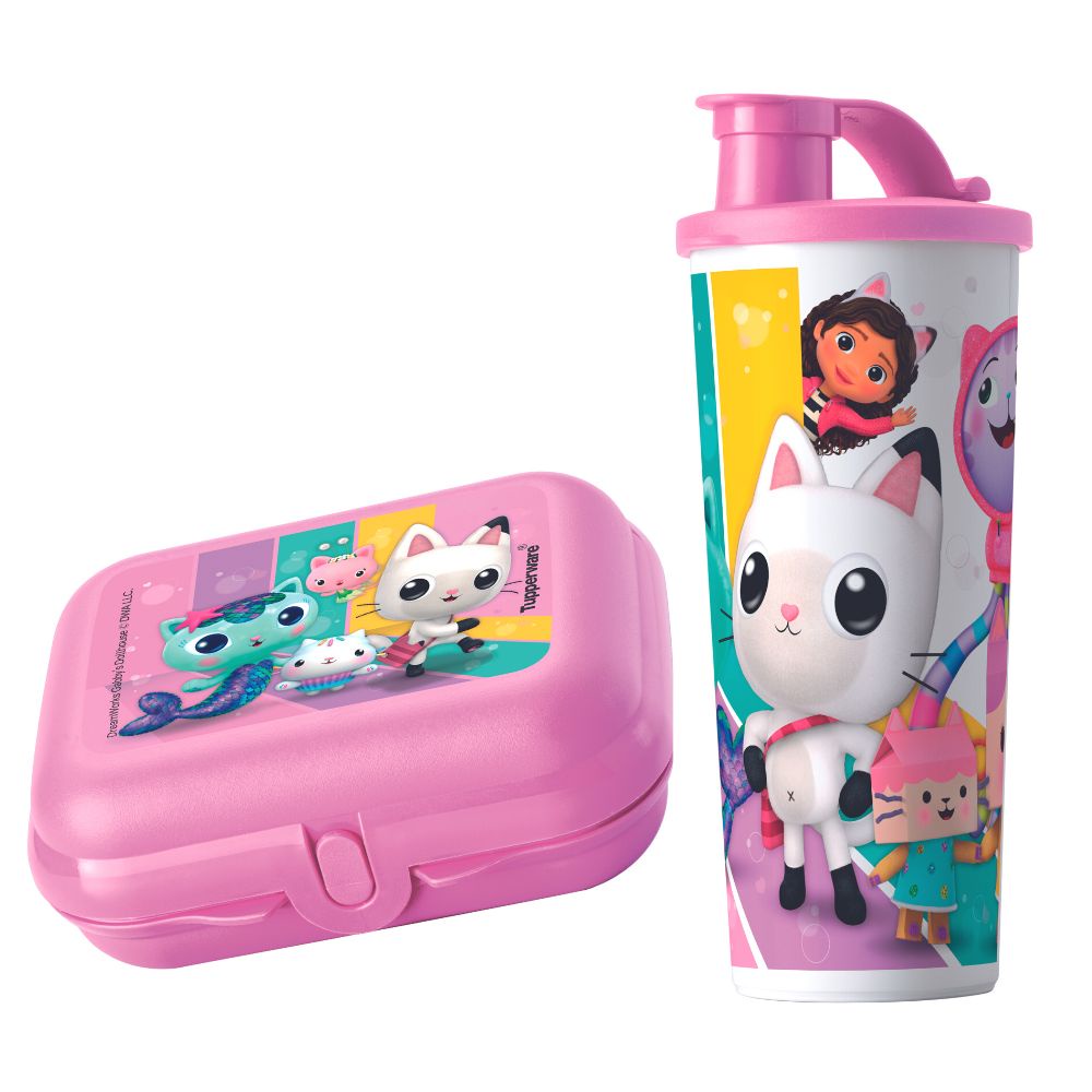 Tupperware Kit Copo e Snack a Casa Mágica da Gabby | Shopee Brasil