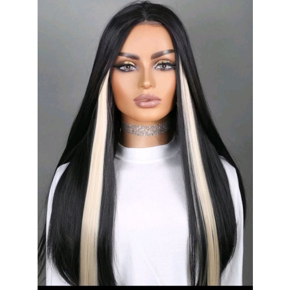 Mechas de cabelo 50cm - kit com 5 mechas de tic tacs | Shopee Brasil