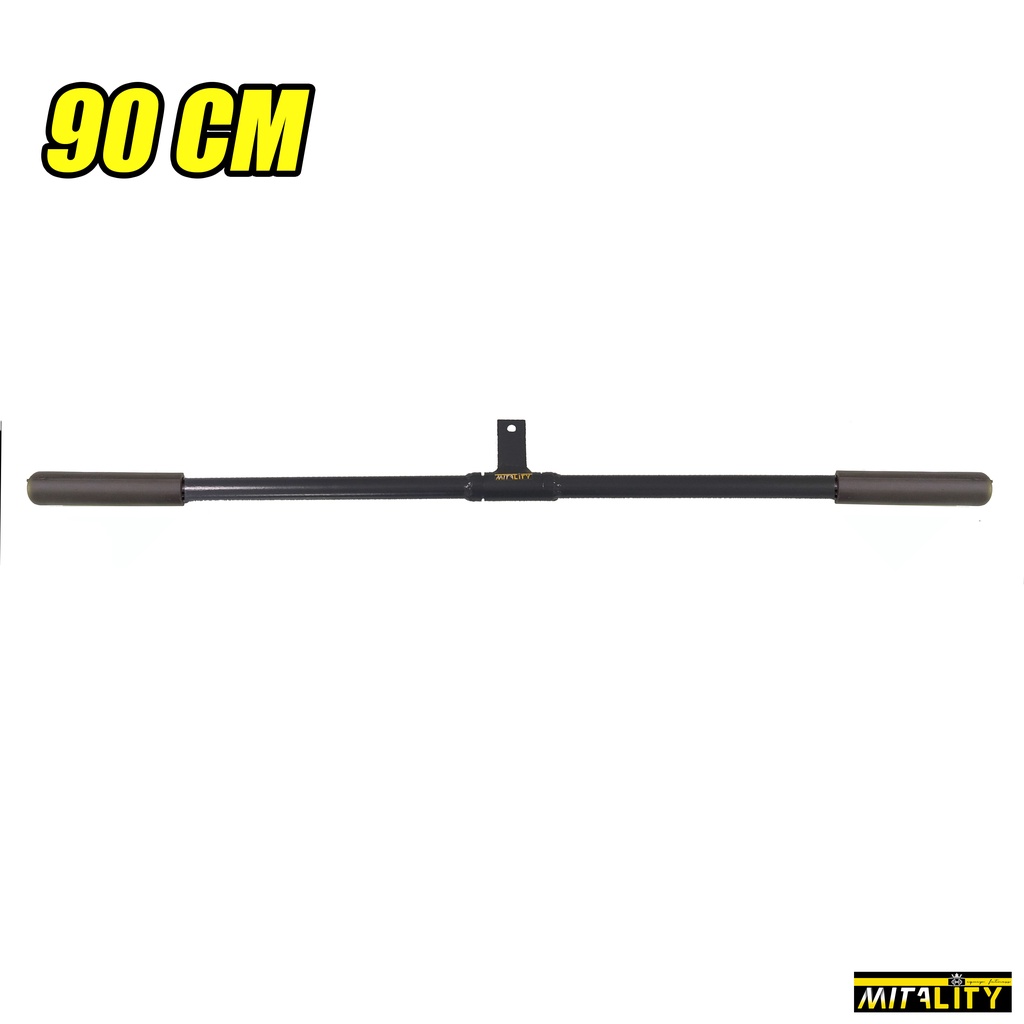 Puxador Barra Reta 90 Cm Crossover Pulley Giratória Gym | Shopee Brasil