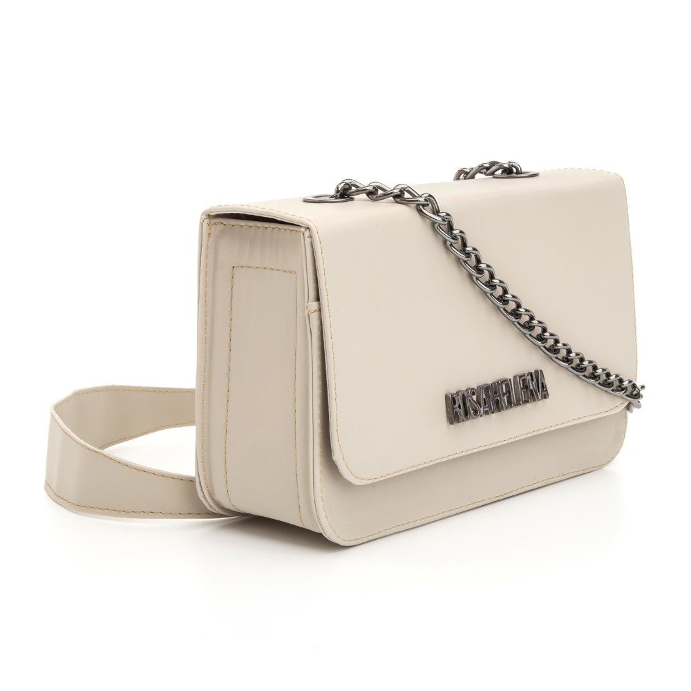 Bolsa Rosa Helena Clutch Transversal Lisa Marfim Moda Mulher | Shopee ...