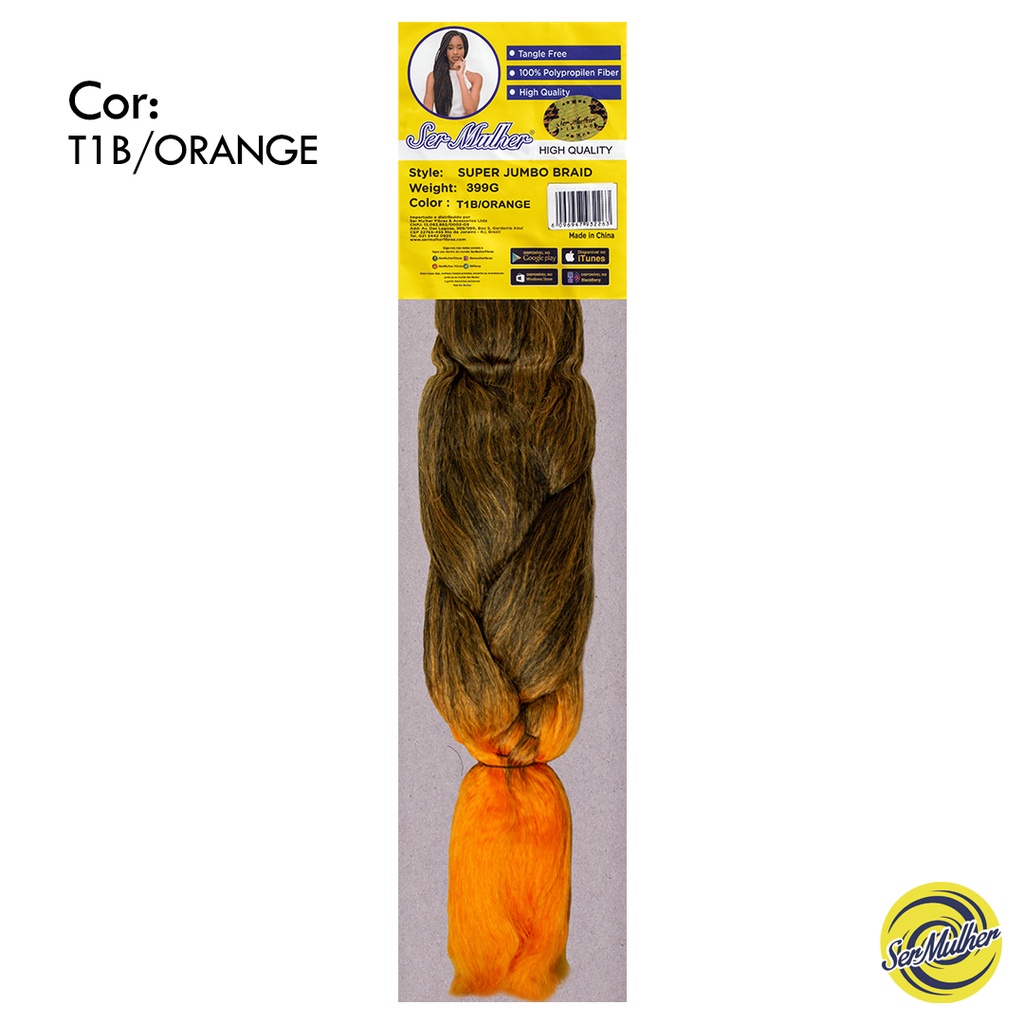Ser Mulher Fibra Super Jumbo - Cor T1B/Orange 399g | Shopee Brasil