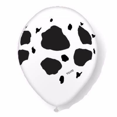 Balão Latex Bexiga Pele De Vaca 9"- Pct 25 Balões | Shopee Brasil