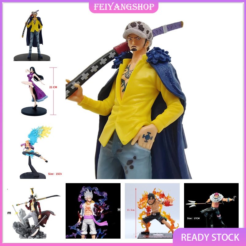 Action One Piece Boneco Macaco D Luffy Trafalgar Lei Zoro Ace Sanji ...