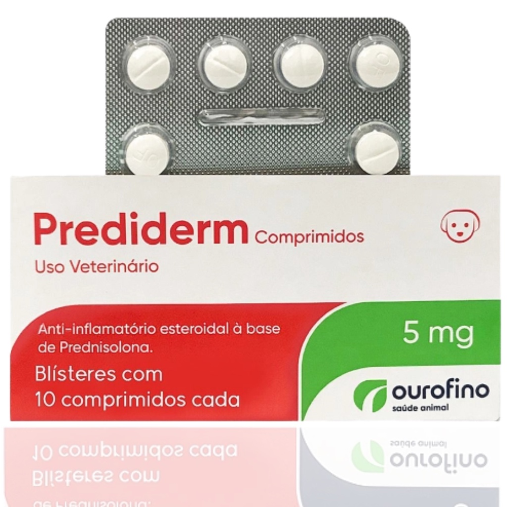 Prediderm 5mg 10 comprimidos | Shopee Brasil
