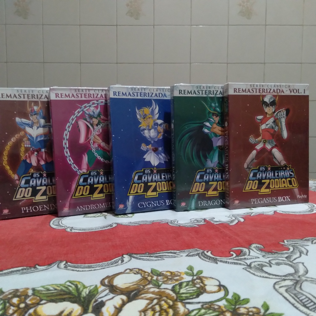 OS CAVALEIROS DO ZODÍACO SÉRIE CLÁSSICA REMASTERIZADA | Shopee Brasil