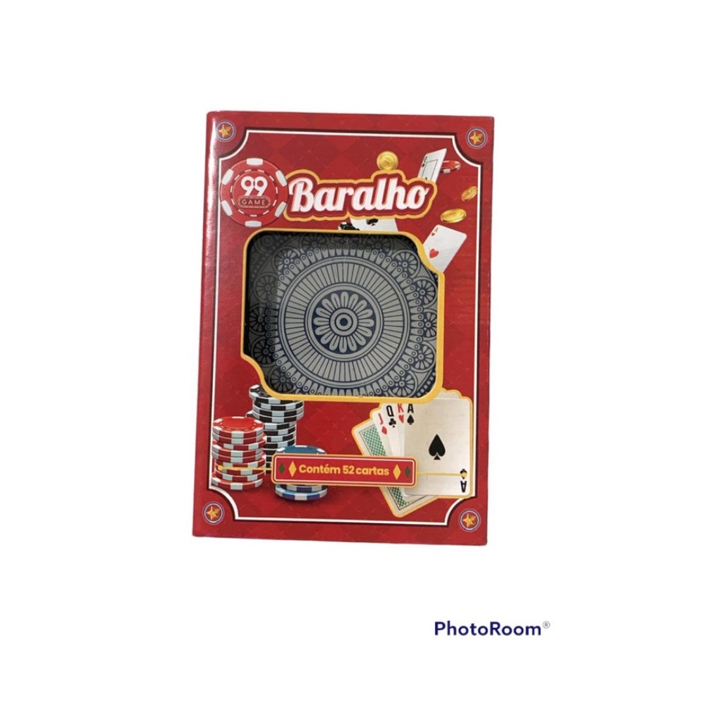 Jogo de Baralho 99 EXPRESS 52 Cartas 100% Plastico Resistente 1UNIDADE ...