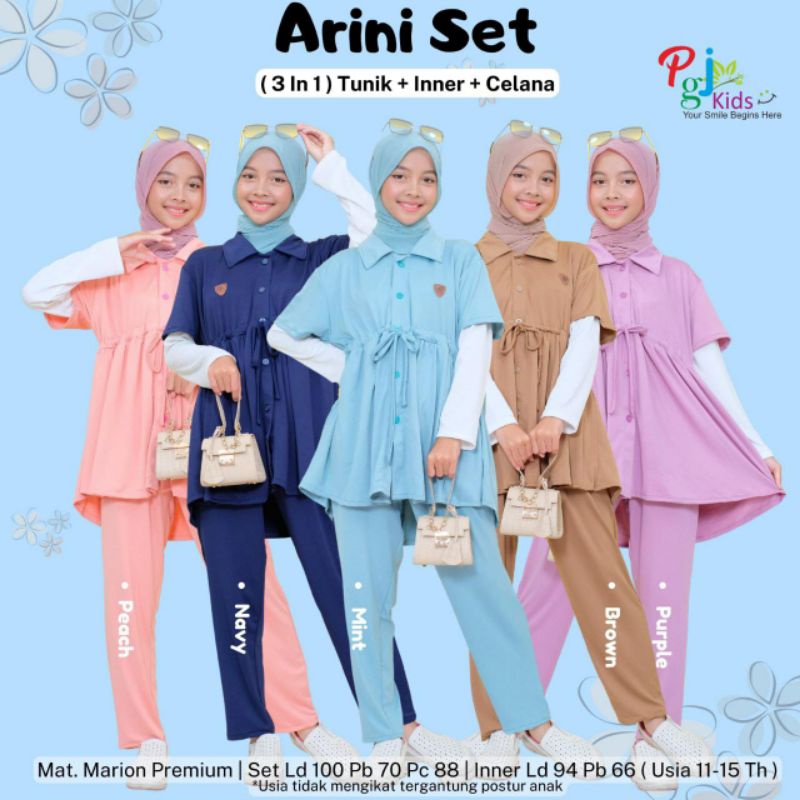 Conjunto Menina Arini ORI PGJ | Shopee Brasil