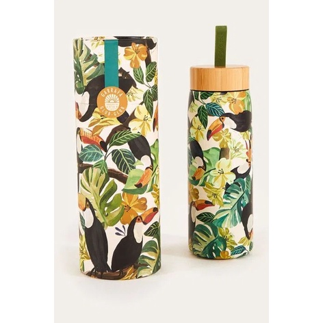 Garrafinha Térmica Farm Que Sede - Vida de Tucano | Shopee Brasil