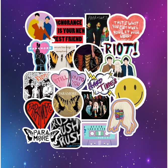 Paramore - Pack Stickers 20 unidades This is Why | Shopee Brasil