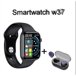 Smartwatch W37 + Fone TWS Earbuds | Shopee Brasil