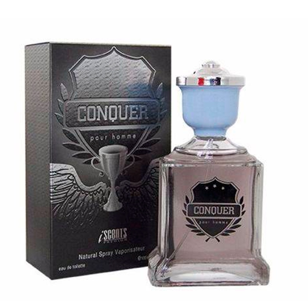 Perfume Maculino Conquer Pour Homme I-Scents EUA Toilette de100 ML ...