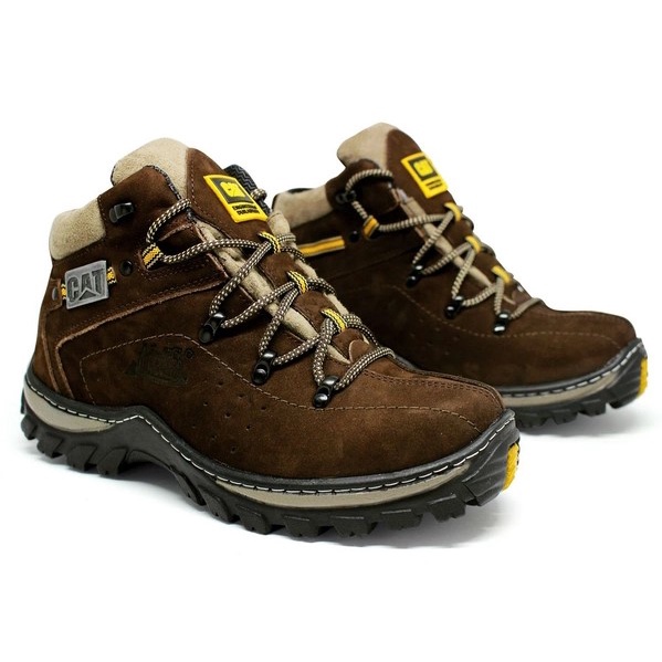 Bota Adventure Masculina Caterpillar Couro Legitimo Coturno Butina cat ...