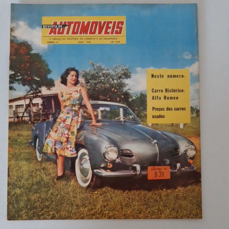 Revista De Automoveis 1958 Alfa Romeo Gp Motor DKW Vemag O primeiro ...