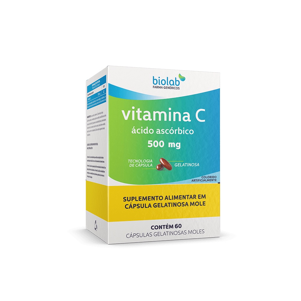 Vitamina C 500mg 60 Capsulas | Shopee Brasil