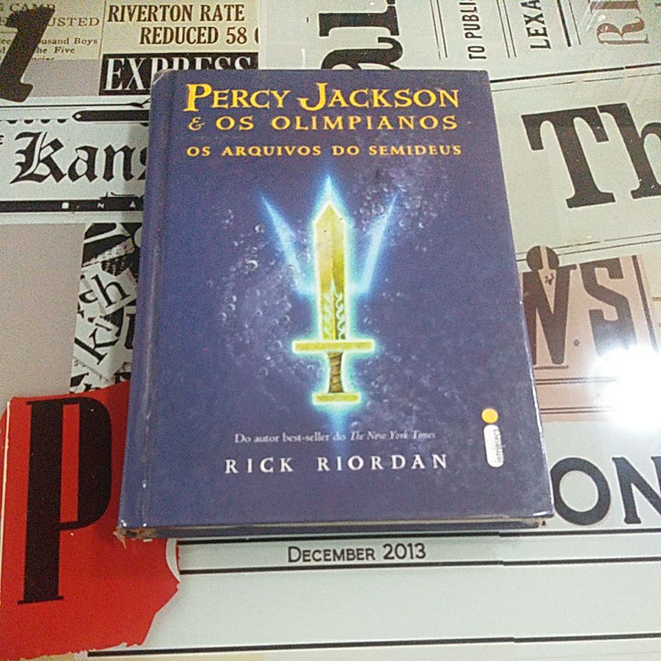 Percy Jackson E Os Olimpianos Os Arquivos Do Semideus Rick Riordan