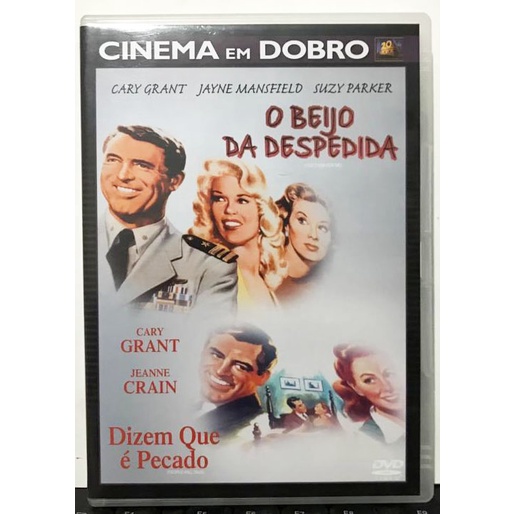 DVD O Beijo da Despedida + Dizem que é Pecado. NOVÍSSIMO!! Cary Grant ...