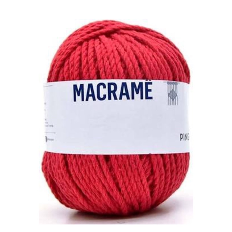 Fio Linha Macrame 75 Metros Cor Tomate | Shopee Brasil