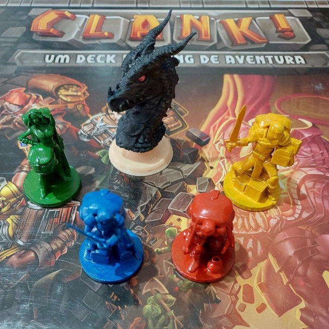 Kit miniaturas - Clank! (PRODUZIDO em 3D). - Escorrega o Preço