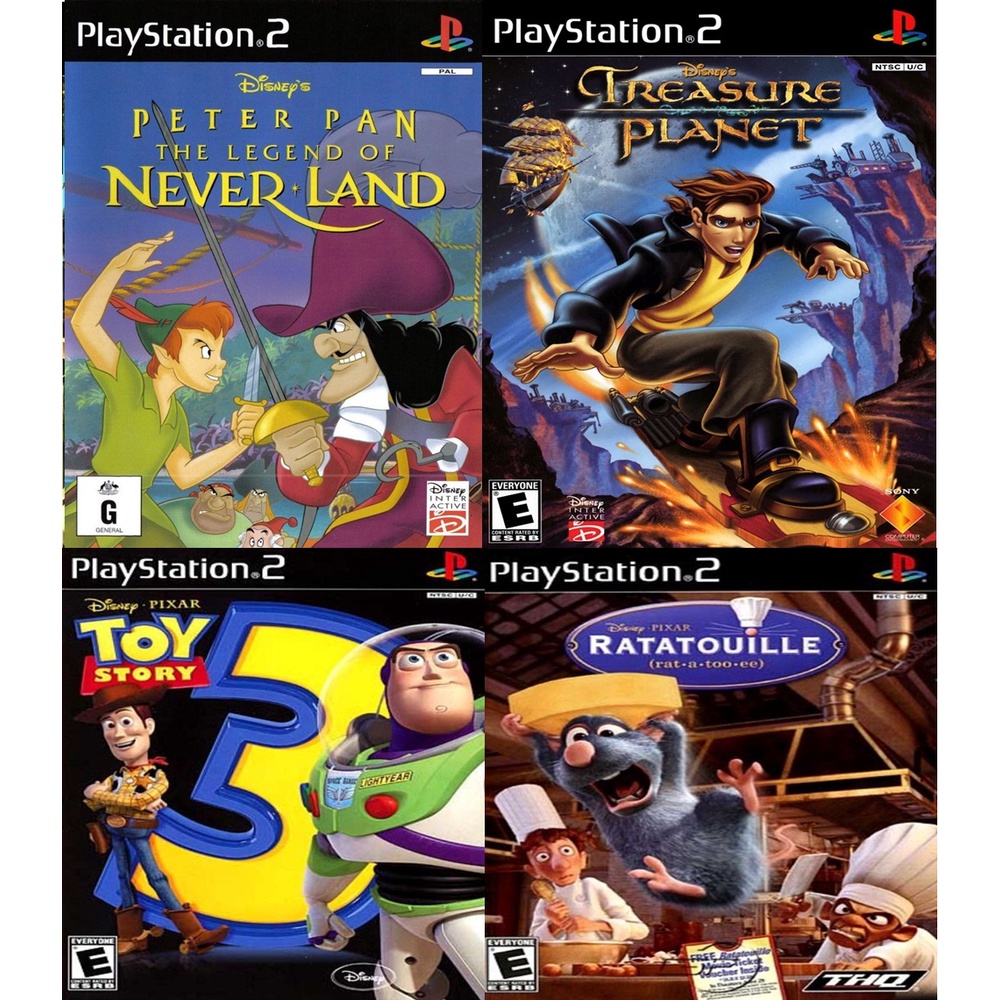 Kit Aventuras Disney com 4 Jogos Infantis (PS2) | Shopee Brasil