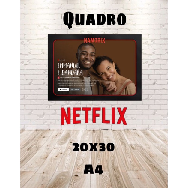 QUADRO NETFLIX A4 | Shopee Brasil