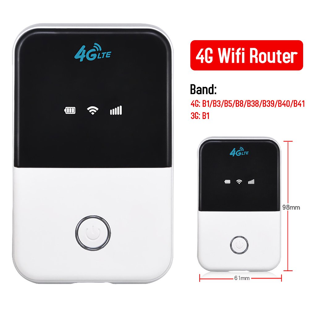 Roteador Sem Fio WiFi 150Mbps 3 Modos 4G Lte Portátil Bolso Móvel Carro ...