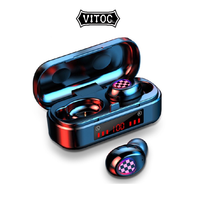 Vitog Headphone V8 TWS sem Fio com Bluetooth / Fone de Ouvido com ...