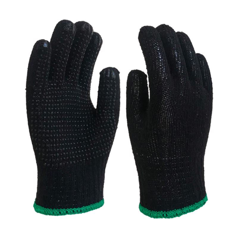 Luva De Malha Pigmentada Preta Tricotada 3 Fios LDI SAFETY | Shopee Brasil