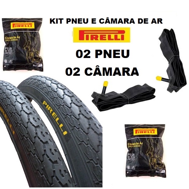 Pneu e Câmara Pirelli kit | Shopee Brasil