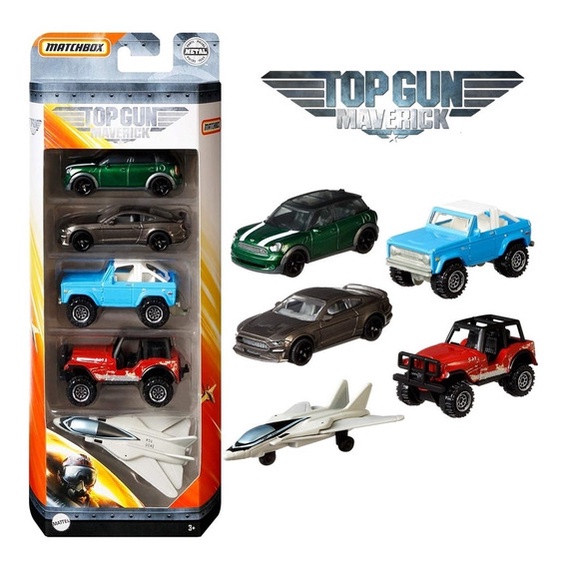 Matchbox TOP GUN MAVERICK pac 5 | Shopee Brasil
