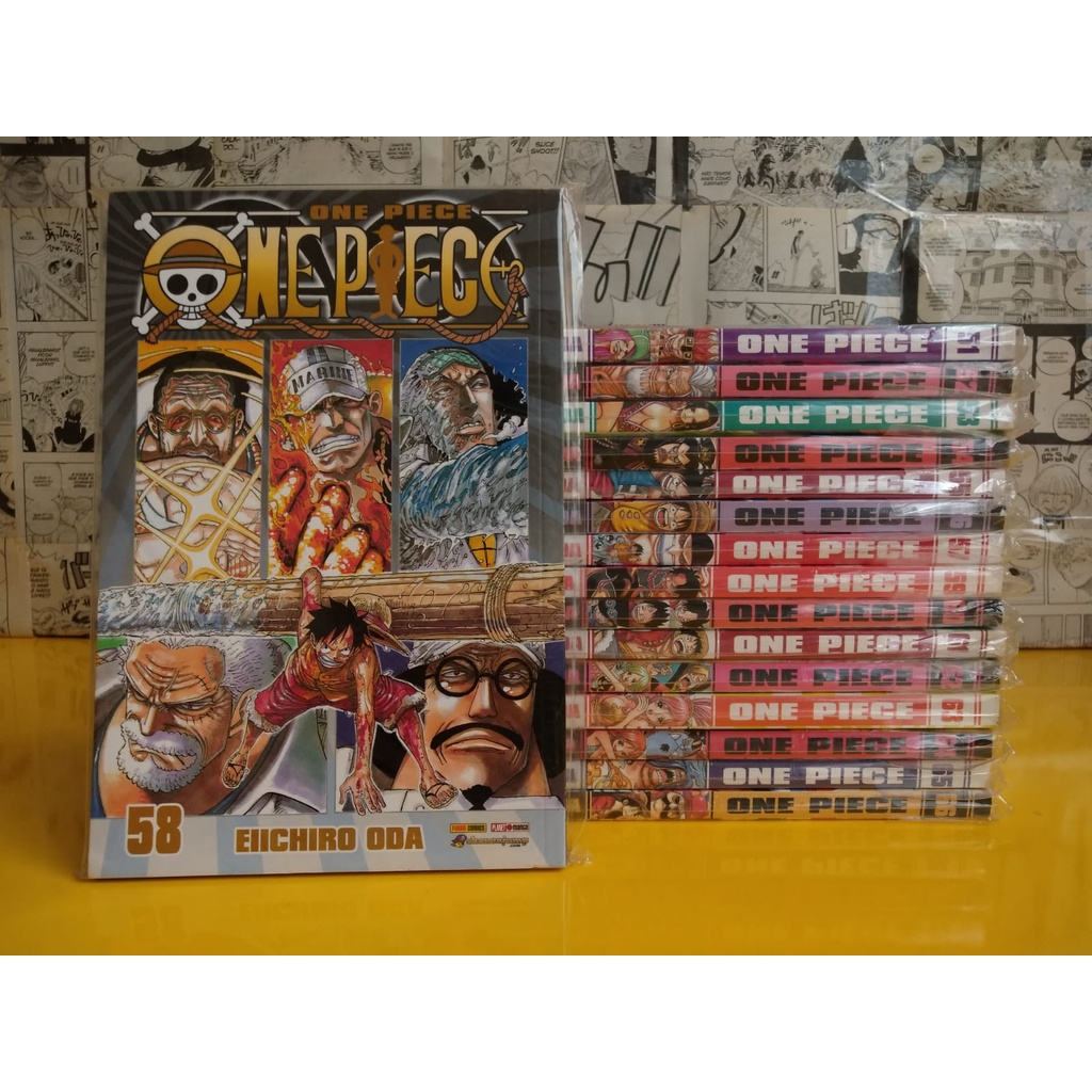 Mangá One Piece - Vol 51 Ao 100 - LEIA A DESCRIÇÃO! | Shopee Brasil