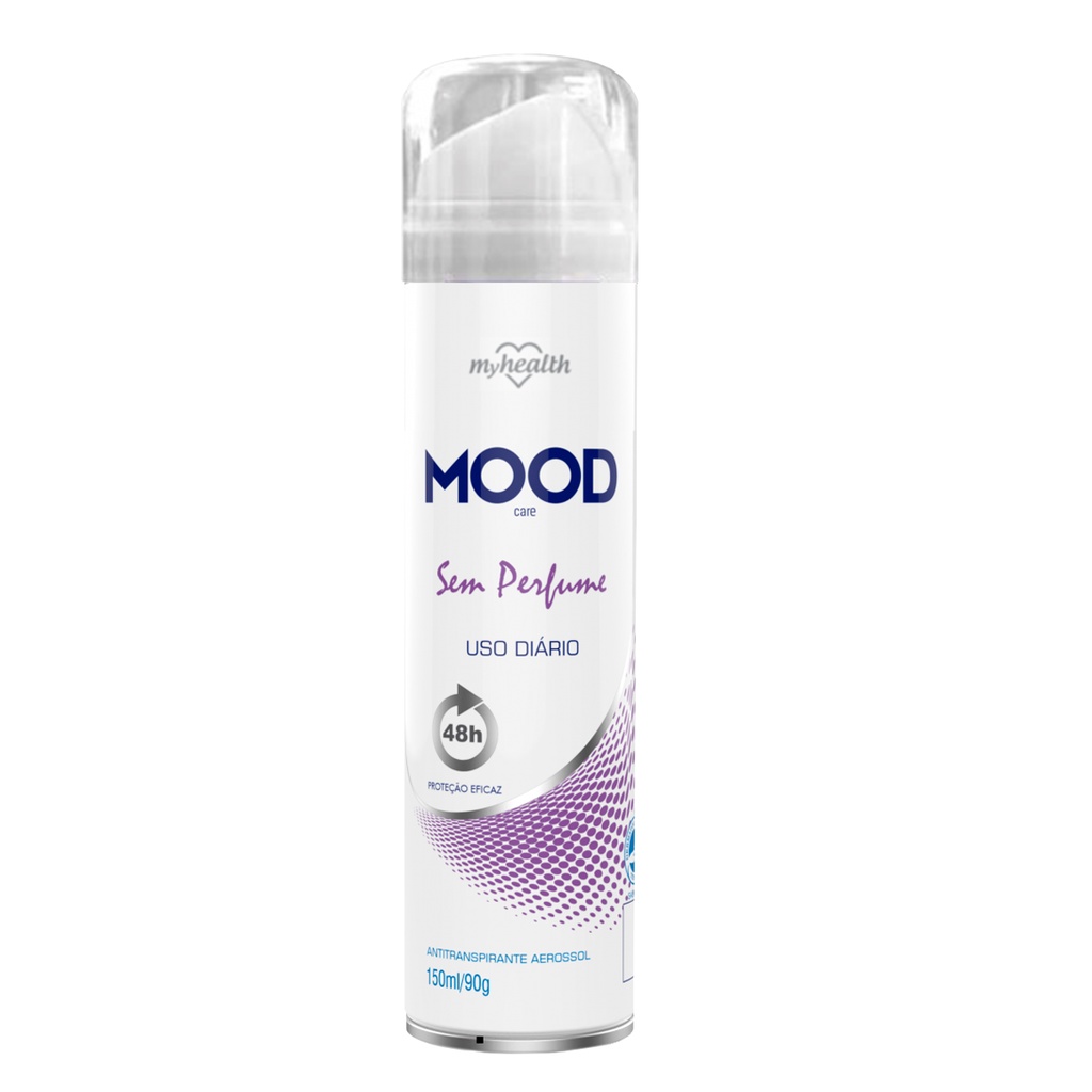 Desodorante Antitranspirante Aerosol Mood Sem Perfume 150ml | Shopee Brasil