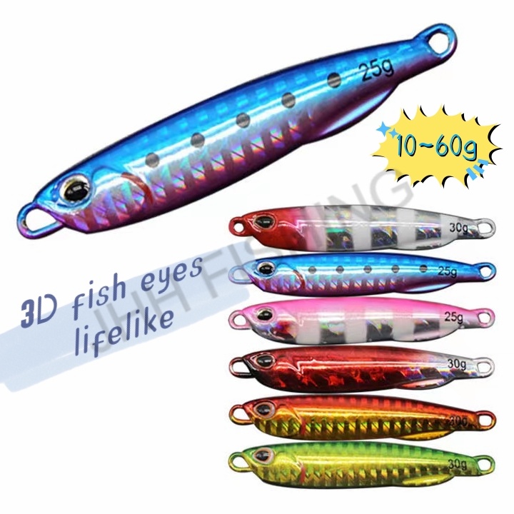 10g ~ 60g Isca De Jigging Long Cast Tieban Road Ya Bait Duo Placa Curta Shore Pequeno Chumbo ...