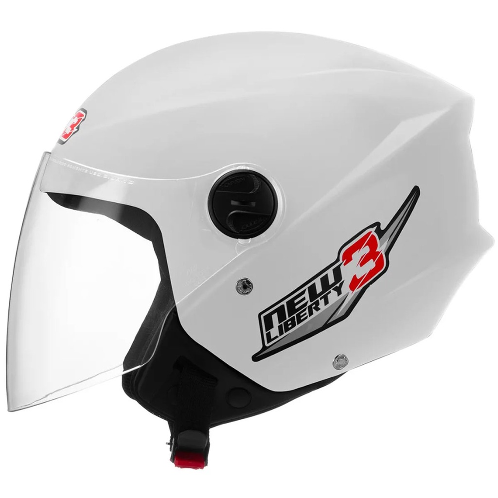Capacete Moto Aberto Masculino Feminino New Liberty 3 Branco - Pro Tork ...