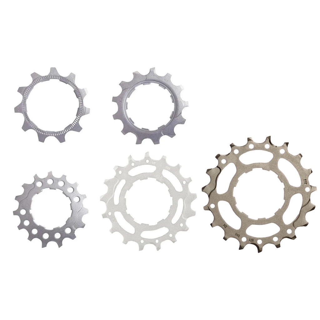 Kit com 5 cogs 11v (11, 13, 15, 17, 19d ) para Cassete | Shopee Brasil