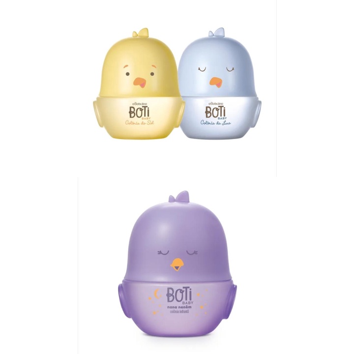 Colônias Boti Baby Sol 100ml / Lua 100ml / Nana Neném 100ml | Shopee Brasil