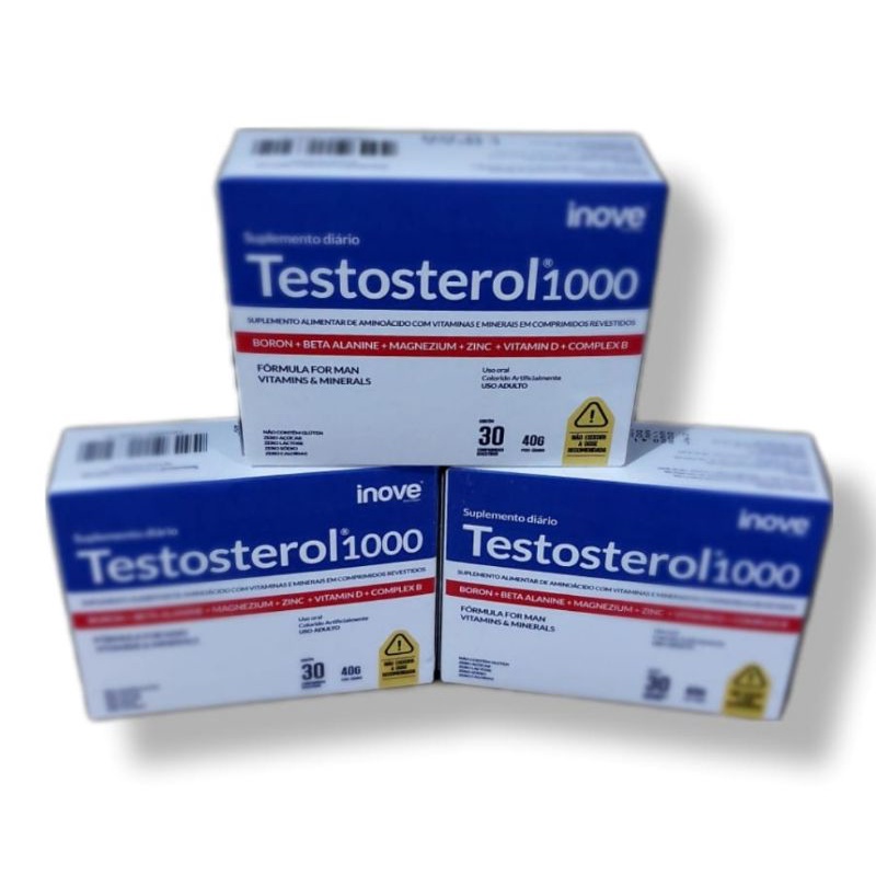 Testosterol 1000 Inove Nutrition- 30 comprimidos | Shopee Brasil