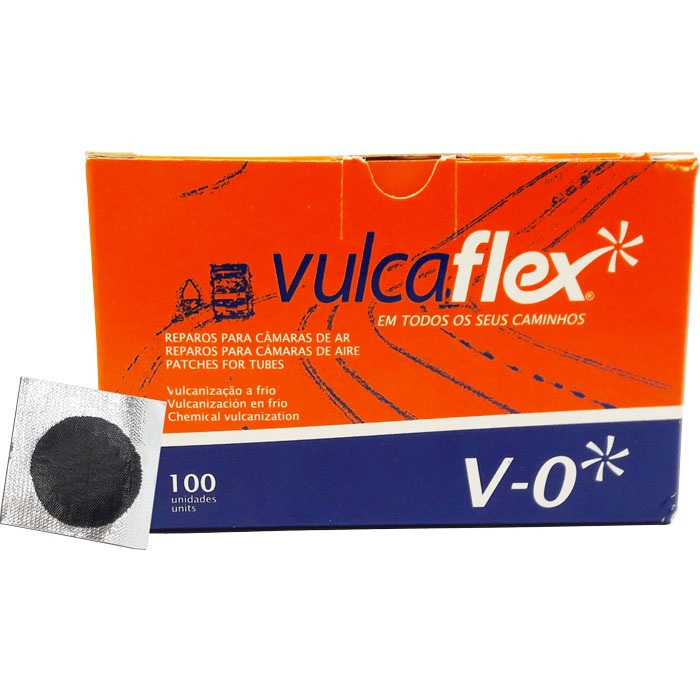 Remendo A Frio V-0 030Mm Caixa Com 100 Pecas - V-0 - Vulcaflex | Shopee Brasil