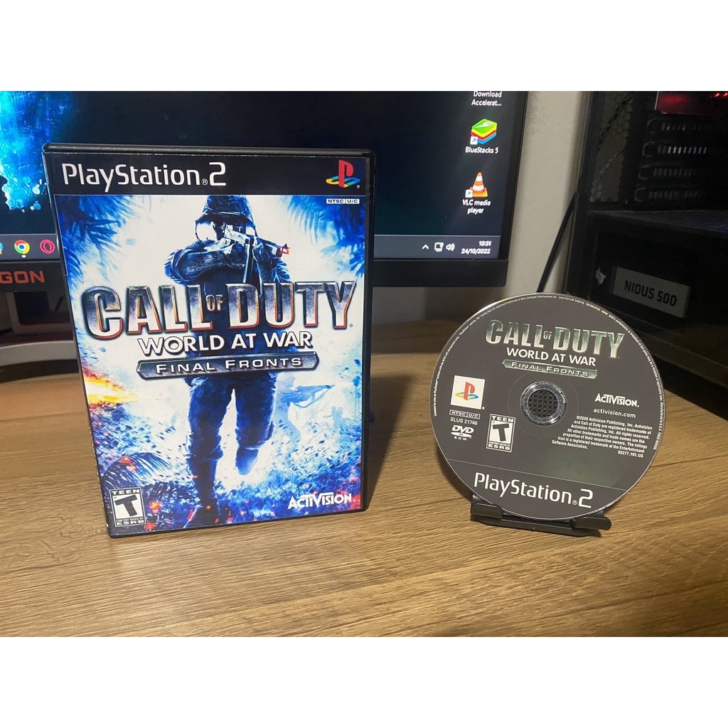 Call of Duty: World at War - Final Fronts para PS2 | Shopee Brasil