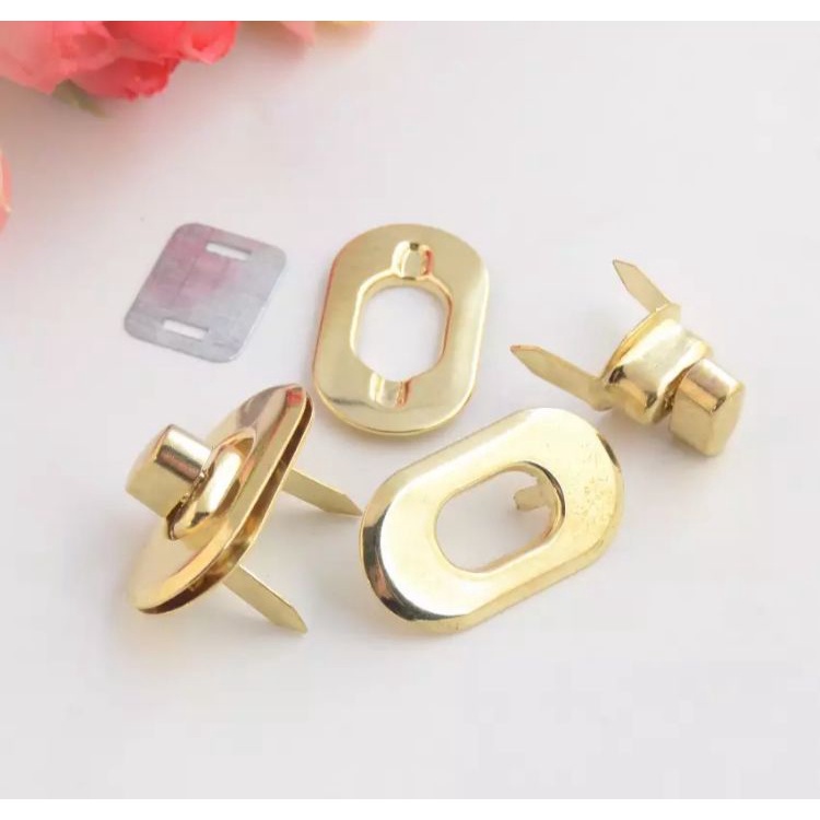 Fecho Metalico de bolsa oval para bolsa de croche trico e macrame ...